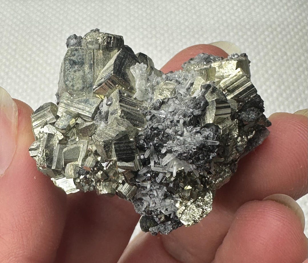 Nice Shiny Pyrite With Sphalerite and Quartz From the Famous 9th of ...
