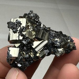 Nice Shiny Pyrite With Sphalerite From the Famous 9th of September Mine ...