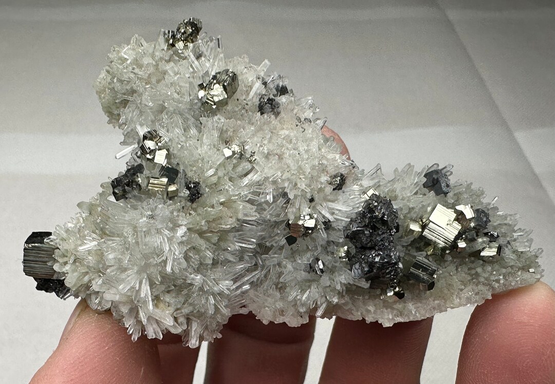 Nice Shiny Pyrite With Sphalerite and Quartz From the Famous 9th of ...