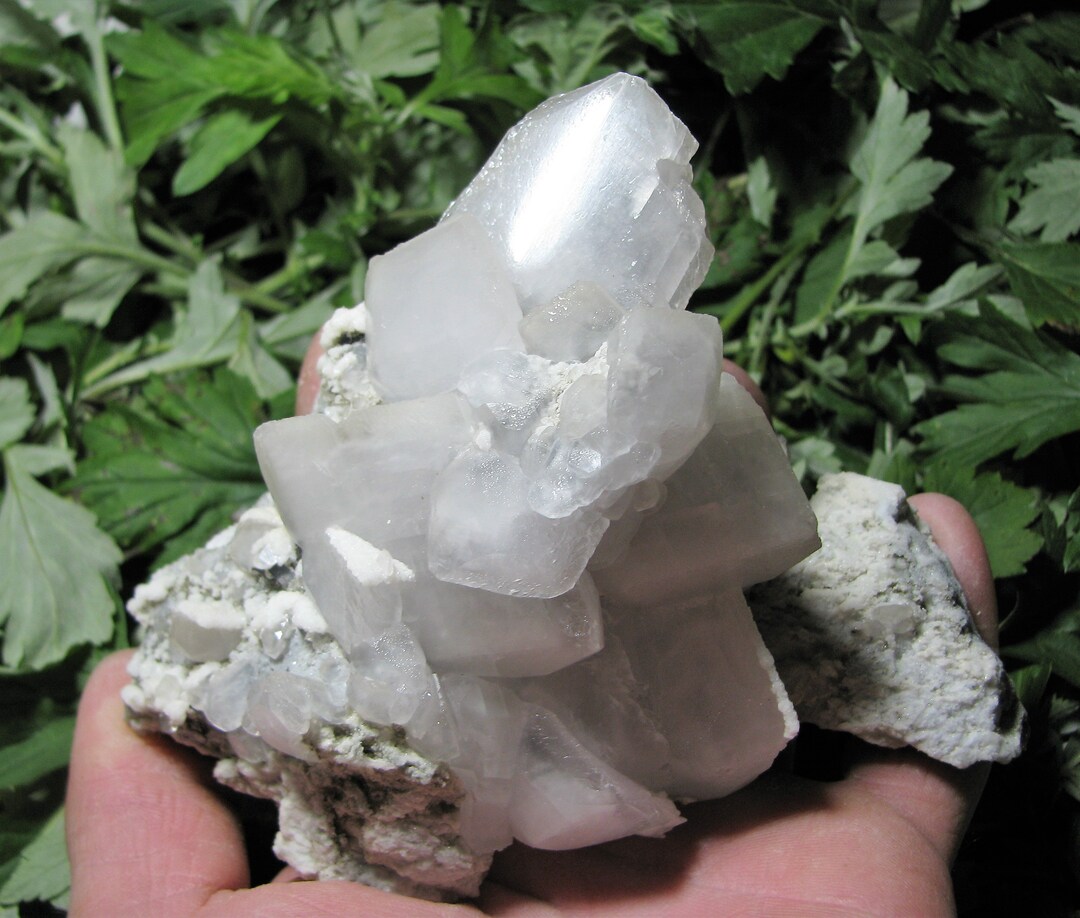 Incredible Fluorescent Calcite With Dolomite From the Famous Krushev ...