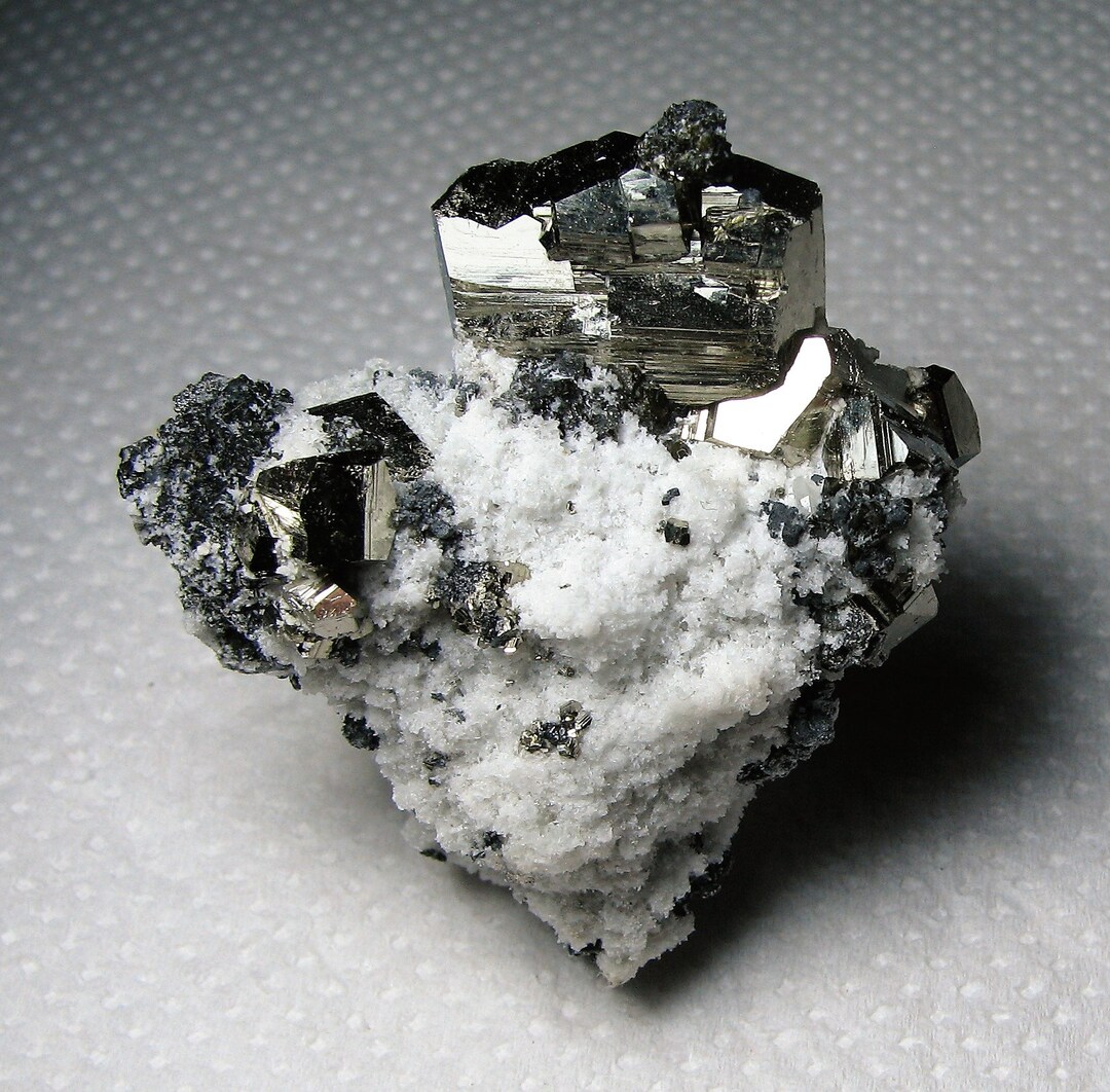 Incredible Pyrite on Micro Crystals Sphalerite and Micro Crystals ...