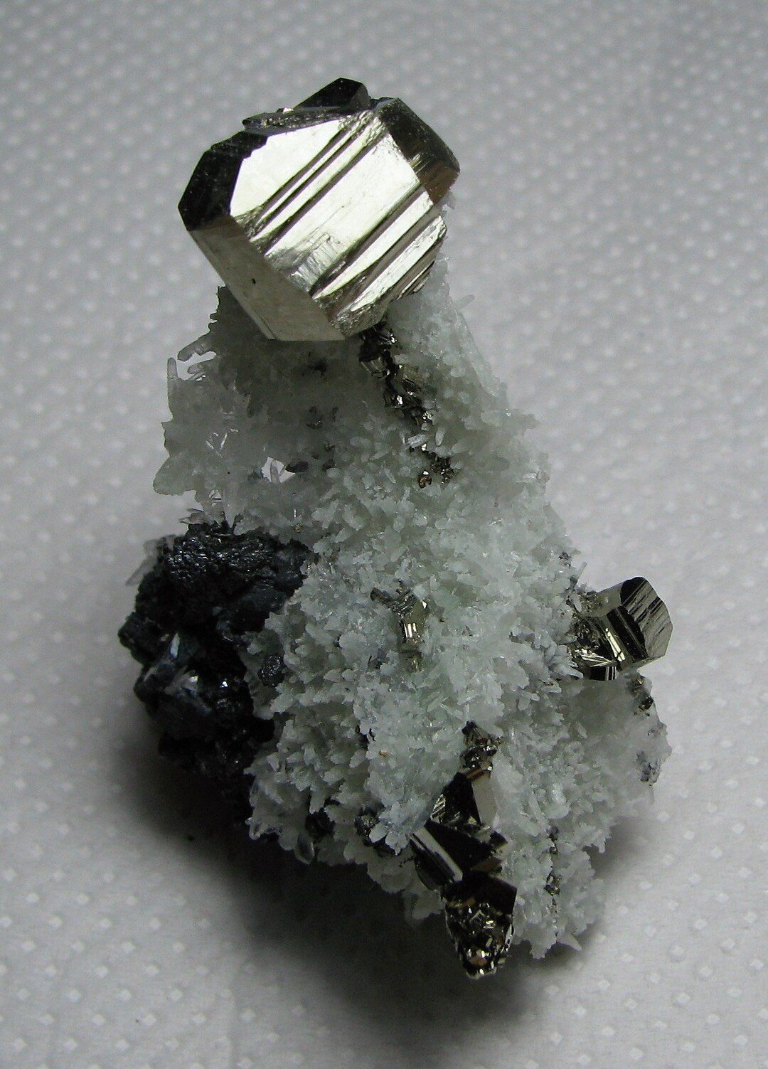 Nice Shiny Pyrite With Sphalerite and Quartz From the Famous 9th of ...