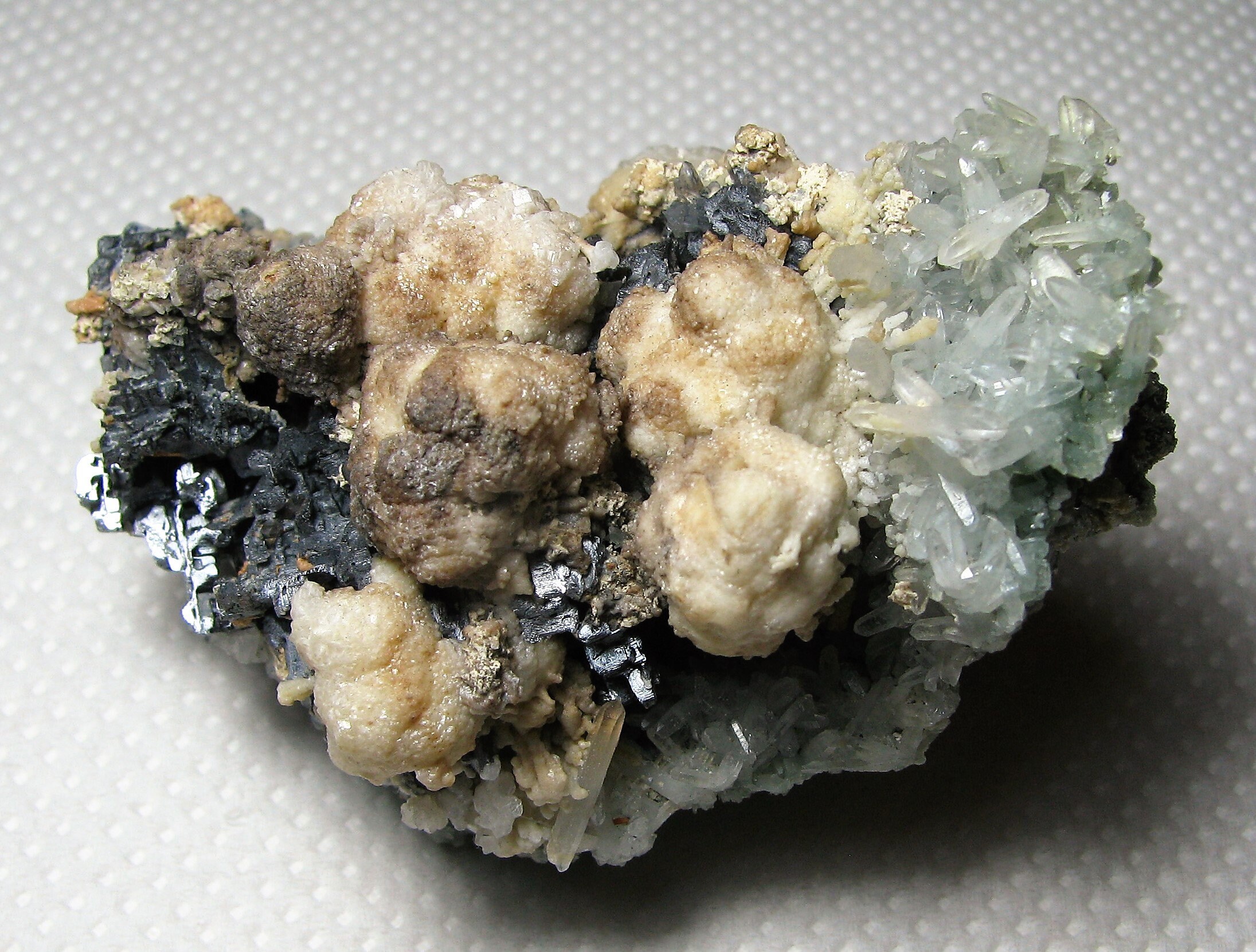 Natural rare calcite with skeletal galena on quartz from the | Etsy