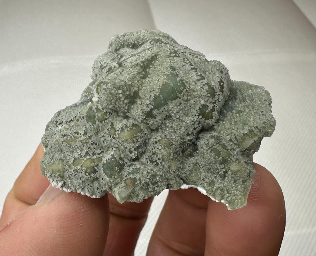 Rare Green Two Generations Calcite With Chlorite Includings From the ...