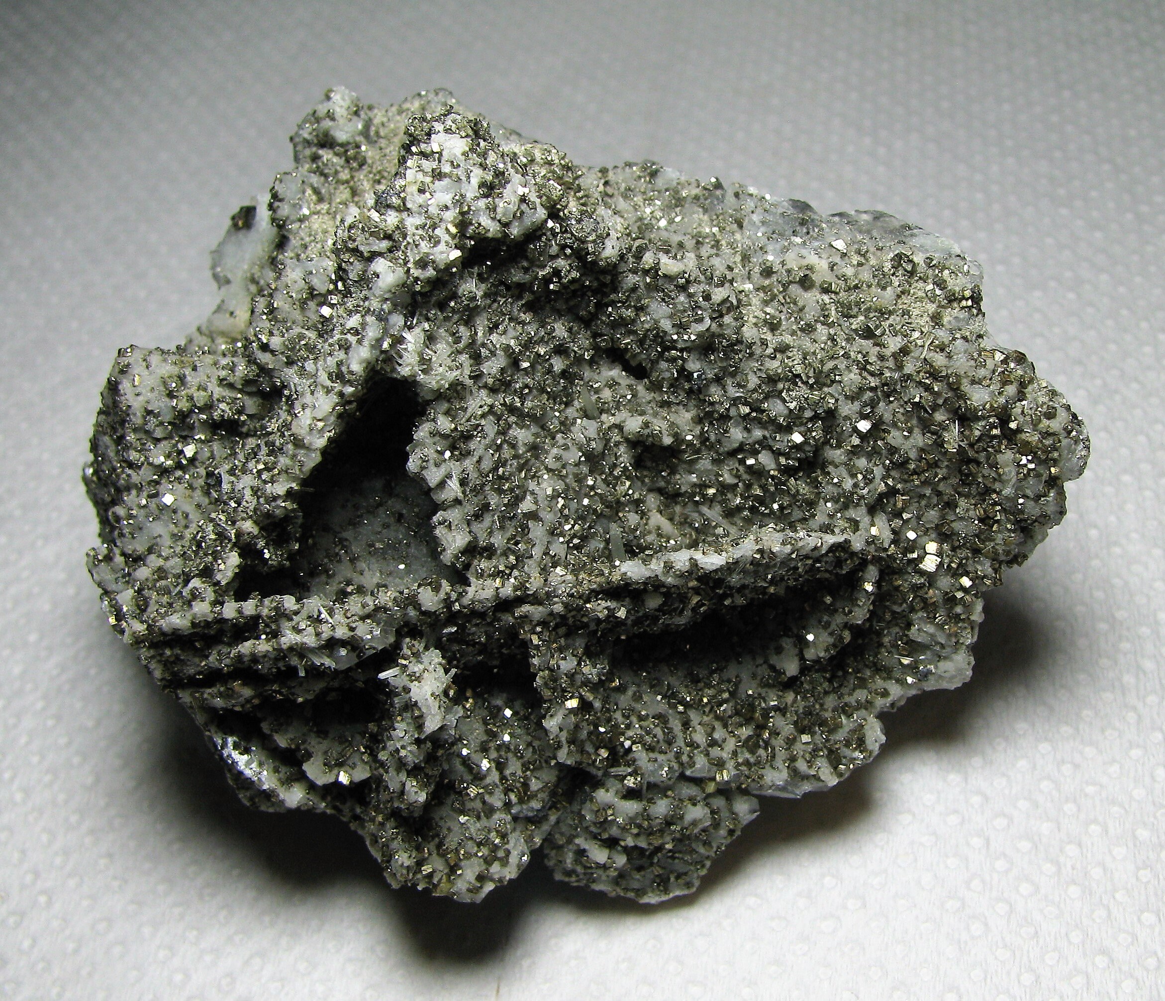 Incredible Micro Crystals Pyrite on Calcite, Bulgaria, Natural Crystal ...