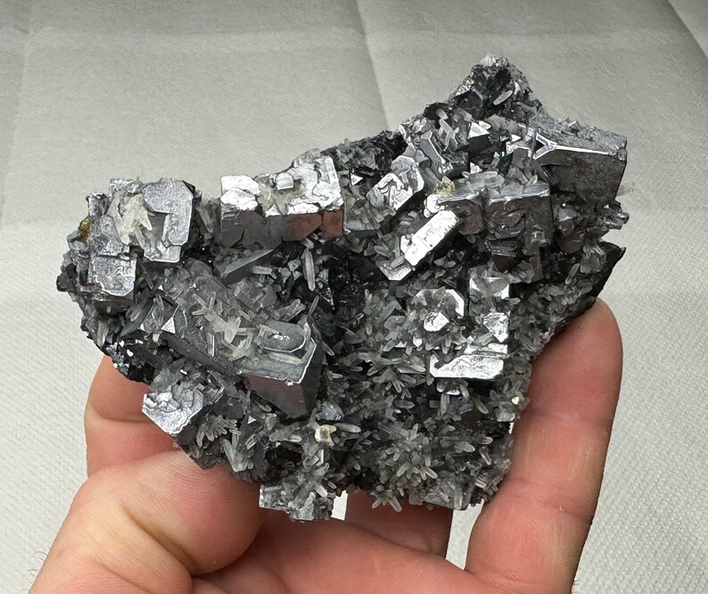Amazing Galena With Sphalerite and Quartz From the Famous 9th of ...