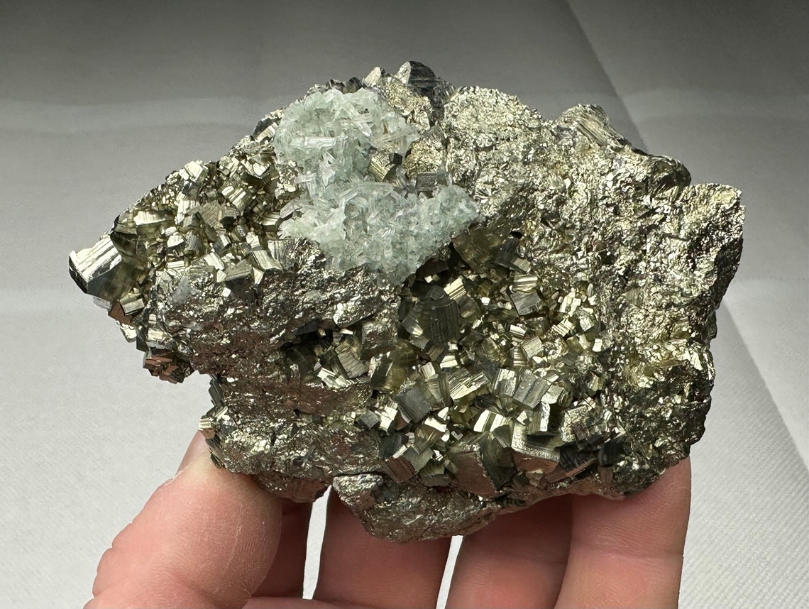 Great Shiny Pyrite With Sphalerite From the Famous 9th of September ...