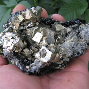 Nice Shiny Pyrite With Sphalerite and Quartz From the Famous 9th of ...