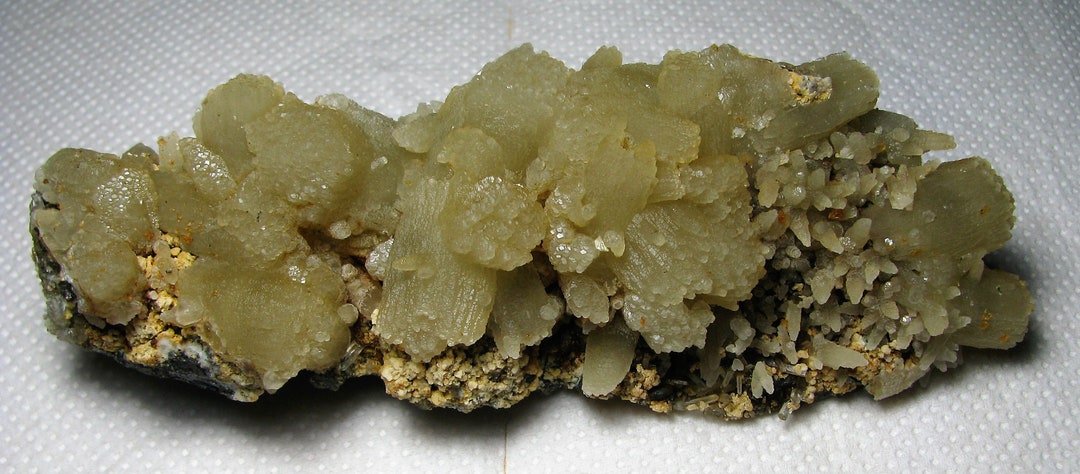 Nice Rare Two Generations Calcite With Micro Crystals Dolomite, Madan ...