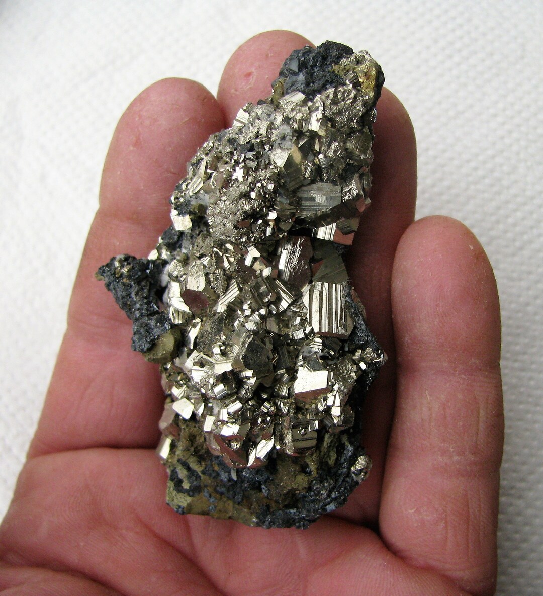 Nice Shiny Pyrite With Sphalerite From the Famous 9th of September Mine ...
