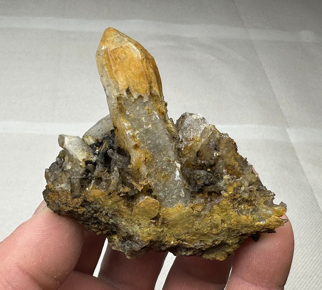 Wonderful Quartz With Limonite From the Famous 9th of September Mine ...