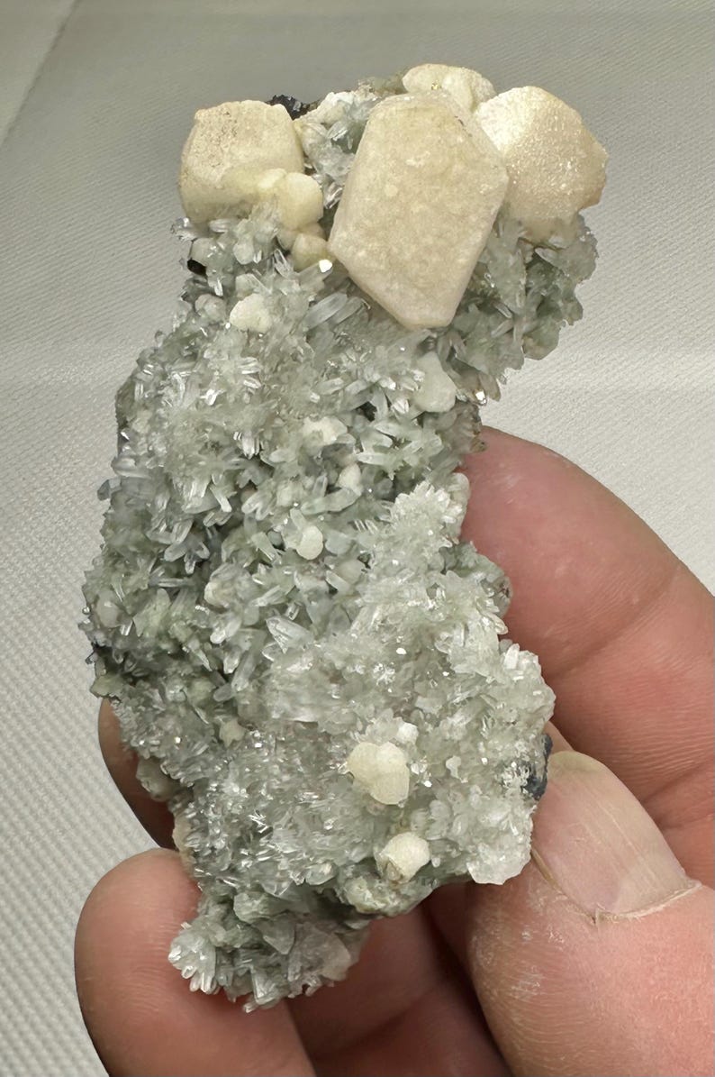 Calcite With Quartz From the Famous 9th of September Mine, Madan ...