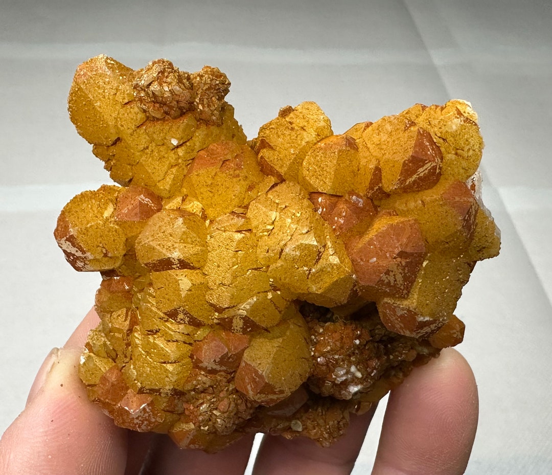 Lovely Calcite With Micro Crystals Rhodochrosite, Madan, Bulgaria ...
