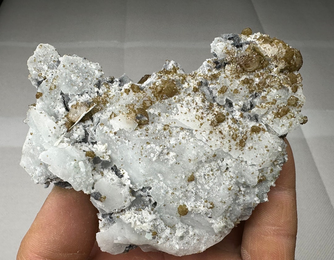 Lovely Calcite With Micro Crystals Rhodochrosite, Madan, Bulgaria ...