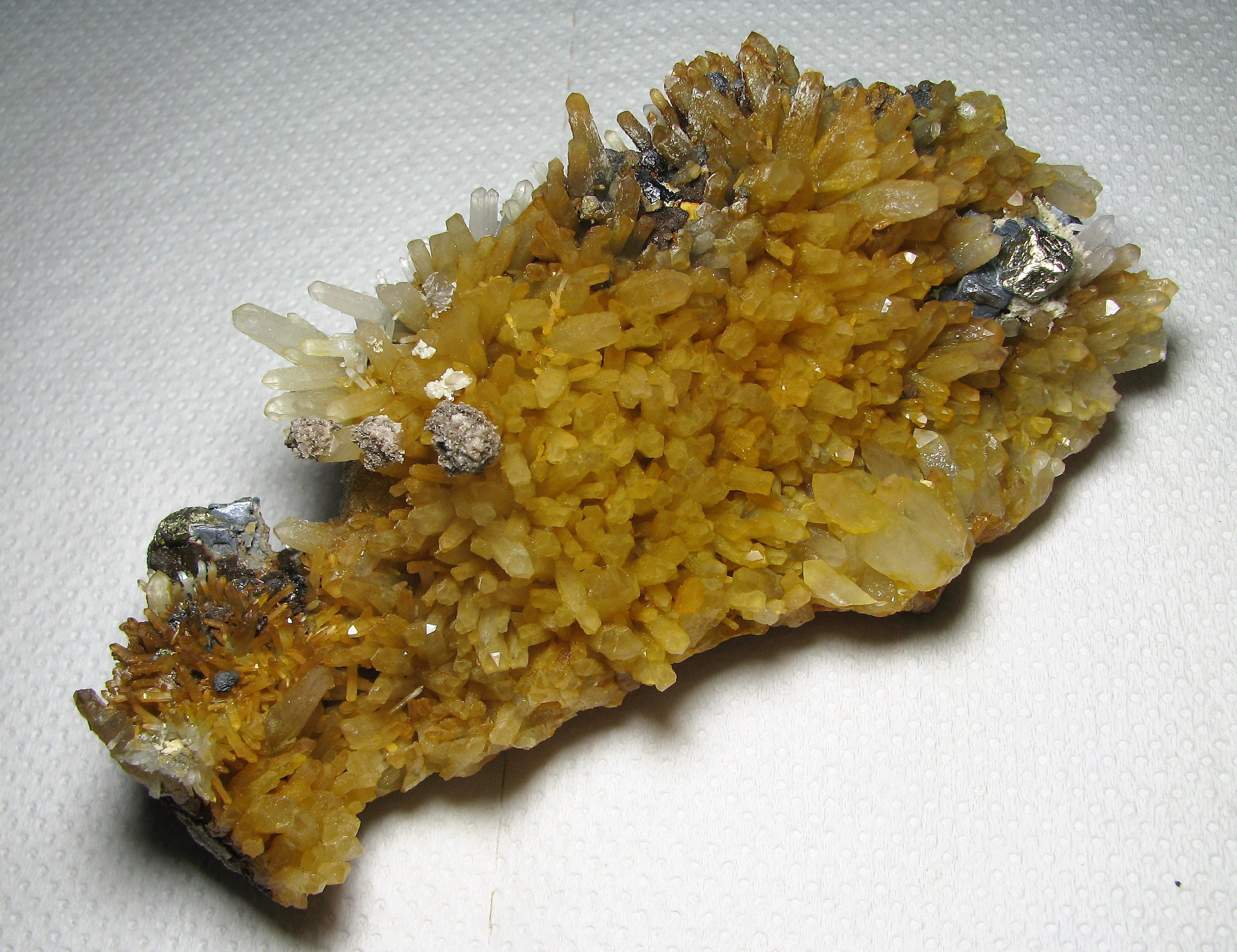 Wonderful Quartz With Limonite From the Famous 9th of September Mine ...