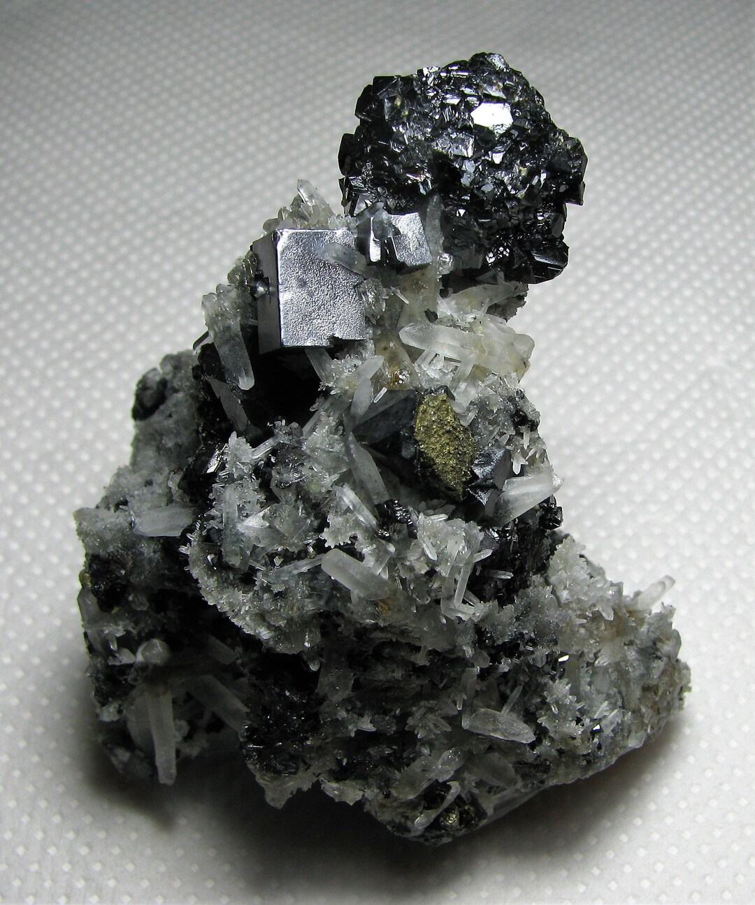 Beautiful Sphalerite With Chalcopyrite, Galena and Quartz, Madan ...