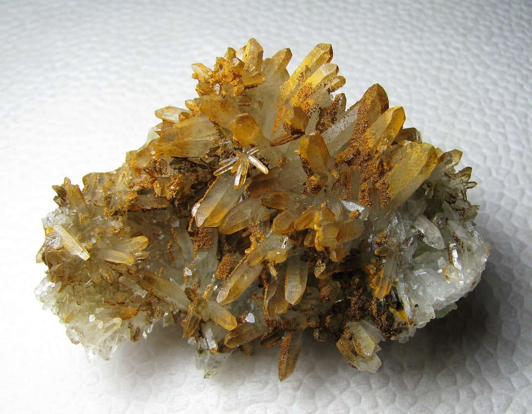 Beautiful Quartz With Limonite From the Famous 9th of September Mine ...