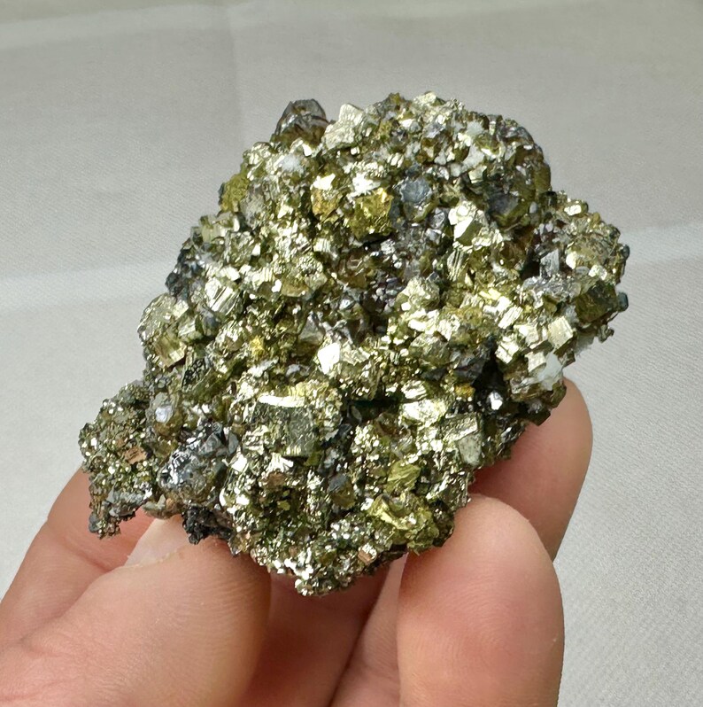 Shiny Pyrite With Chalcopyrite and Sphalerite, Madan, Bulgaria, Mineral ...