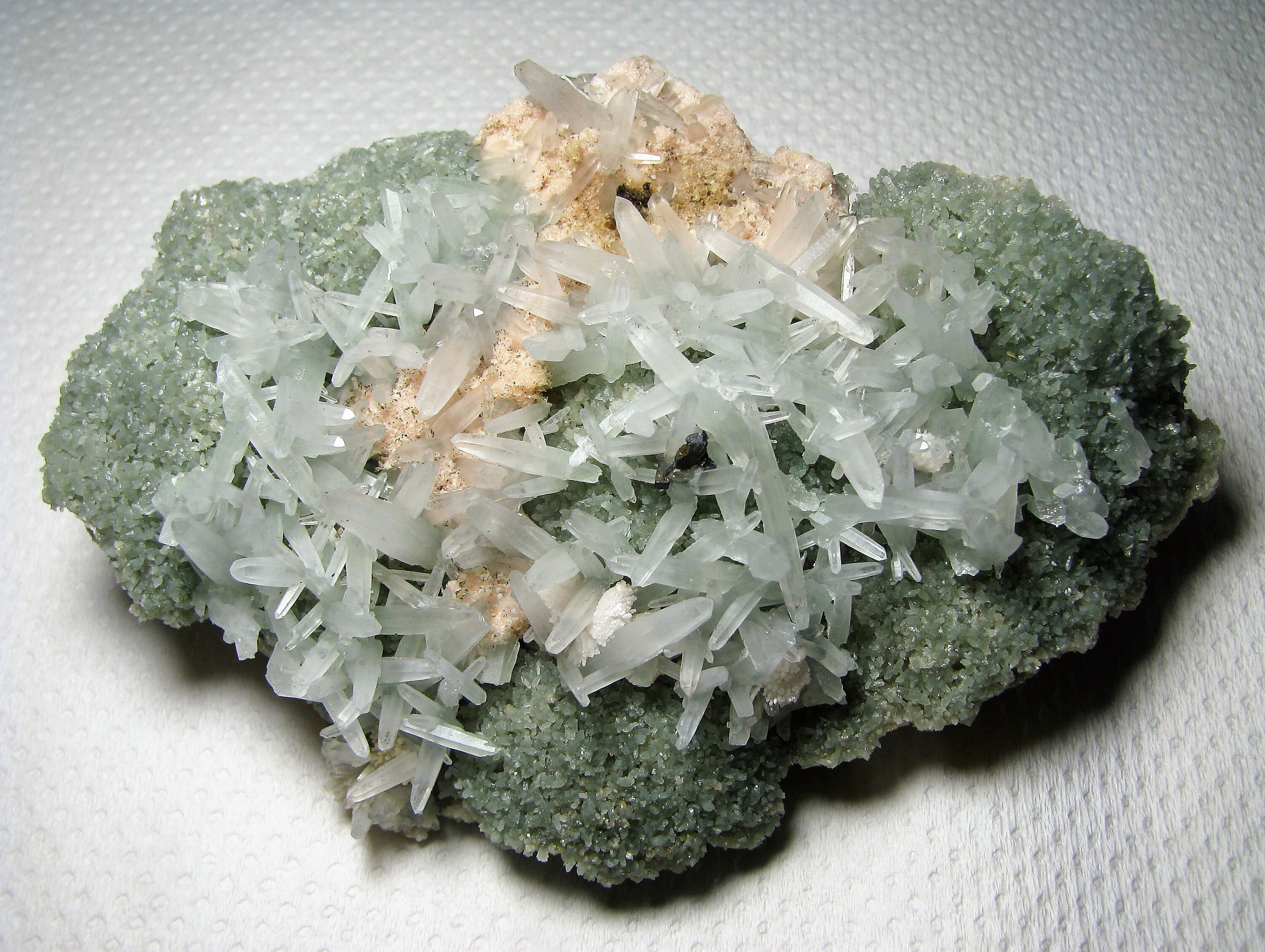 Incredible two generations quartz with chlorite includings | Etsy