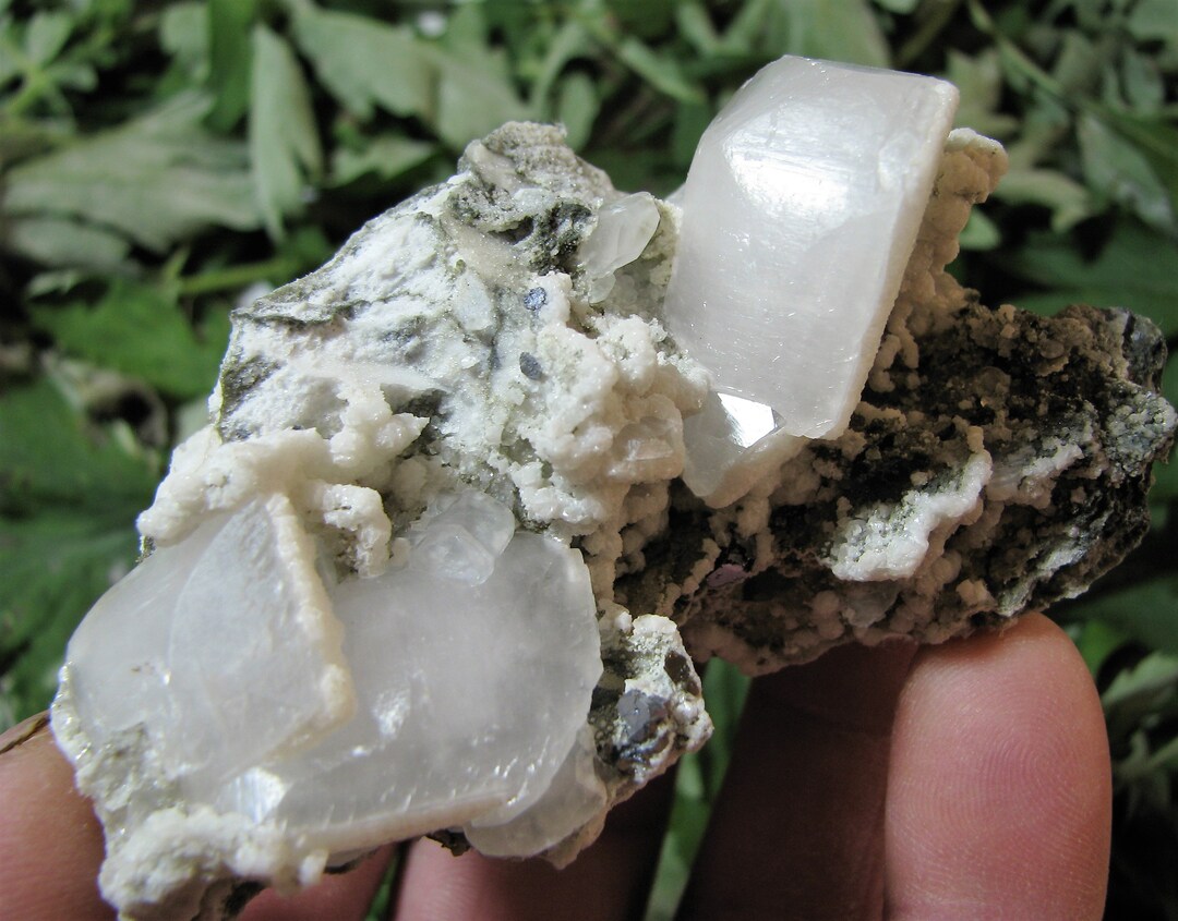 Incredible Fluorescent Calcite With Dolomite From the Famous Krushev ...