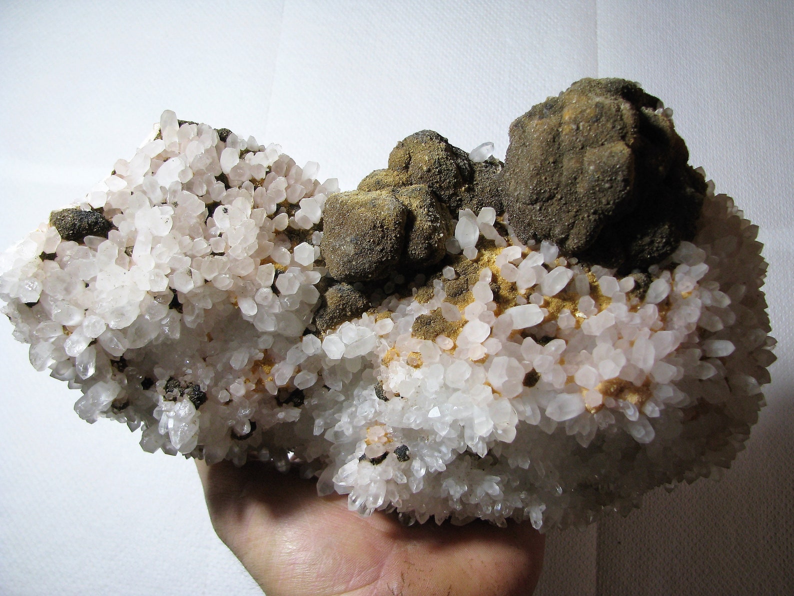 Top Beautiful Oxidized Rhodochrosite on Quartz From the - Etsy