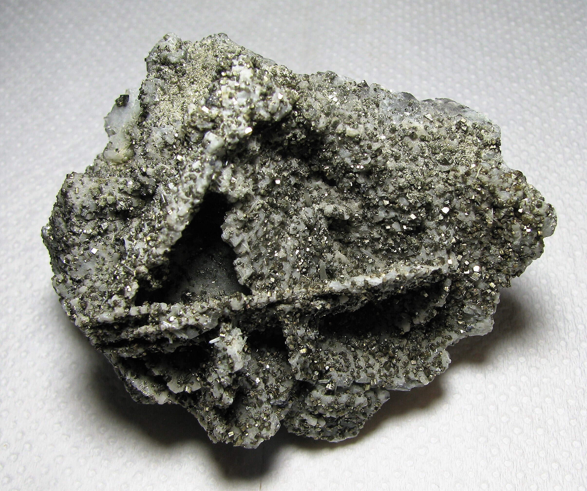 Incredible Micro Crystals Pyrite on Calcite, Bulgaria, Natural Crystal ...