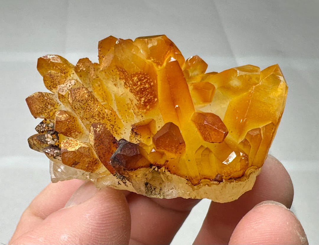 Wonderful Quartz With Limonite From the Famous 9th of September Mine ...