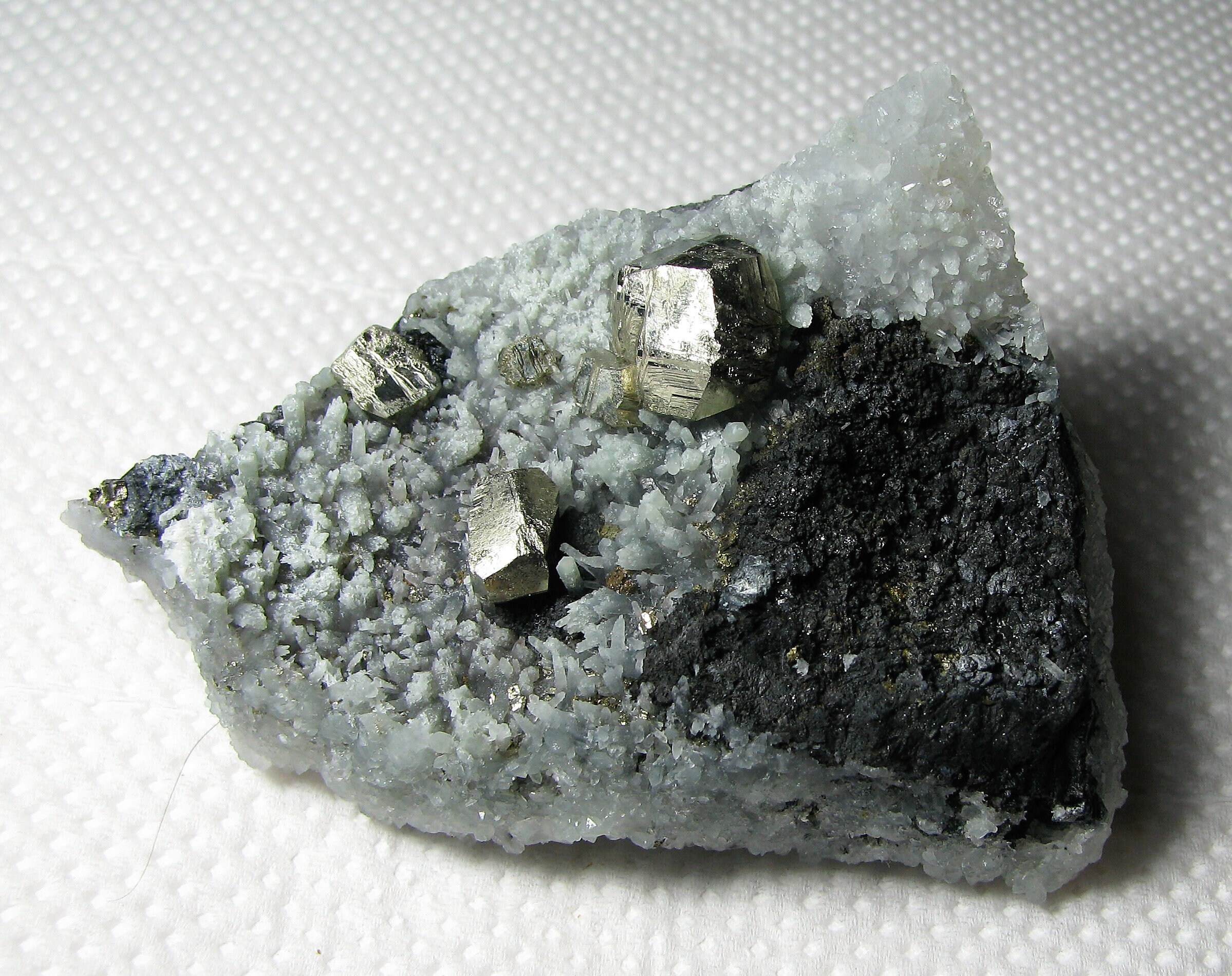 Amazing Shiny Pyrite on Quartz From the Famous 9th of September Mine ...