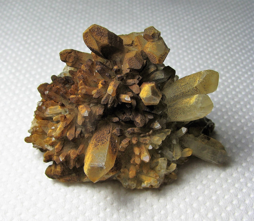 Beautiful Quartz With Limonite, Madan,bulgaria, Mineral, Natural ...