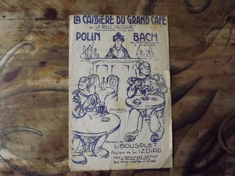 Five Vintage Partitions 5 French Sheet Music 1940s - Etsy