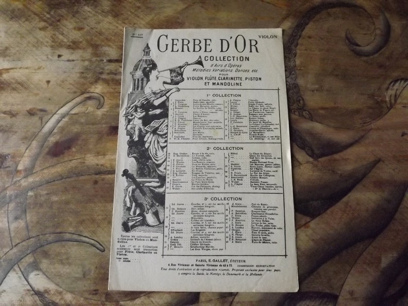 Five Vintage Partitions 5 French Sheet Music 1940s - Etsy