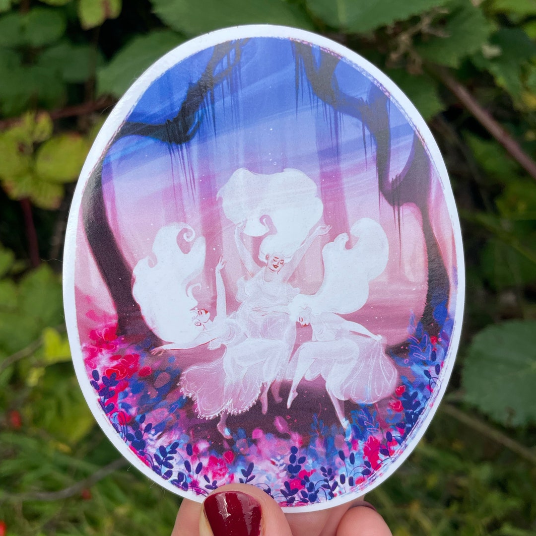 Spring Dancers Die Cut Vinyl Sticker Magical Forest Nymph Dancers Vinyl ...