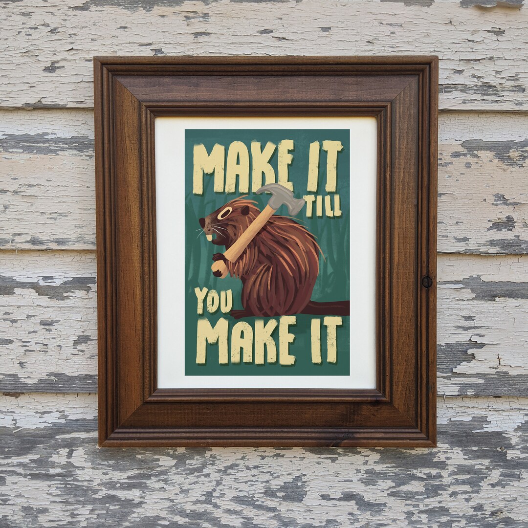Make It Art Print - Etsy