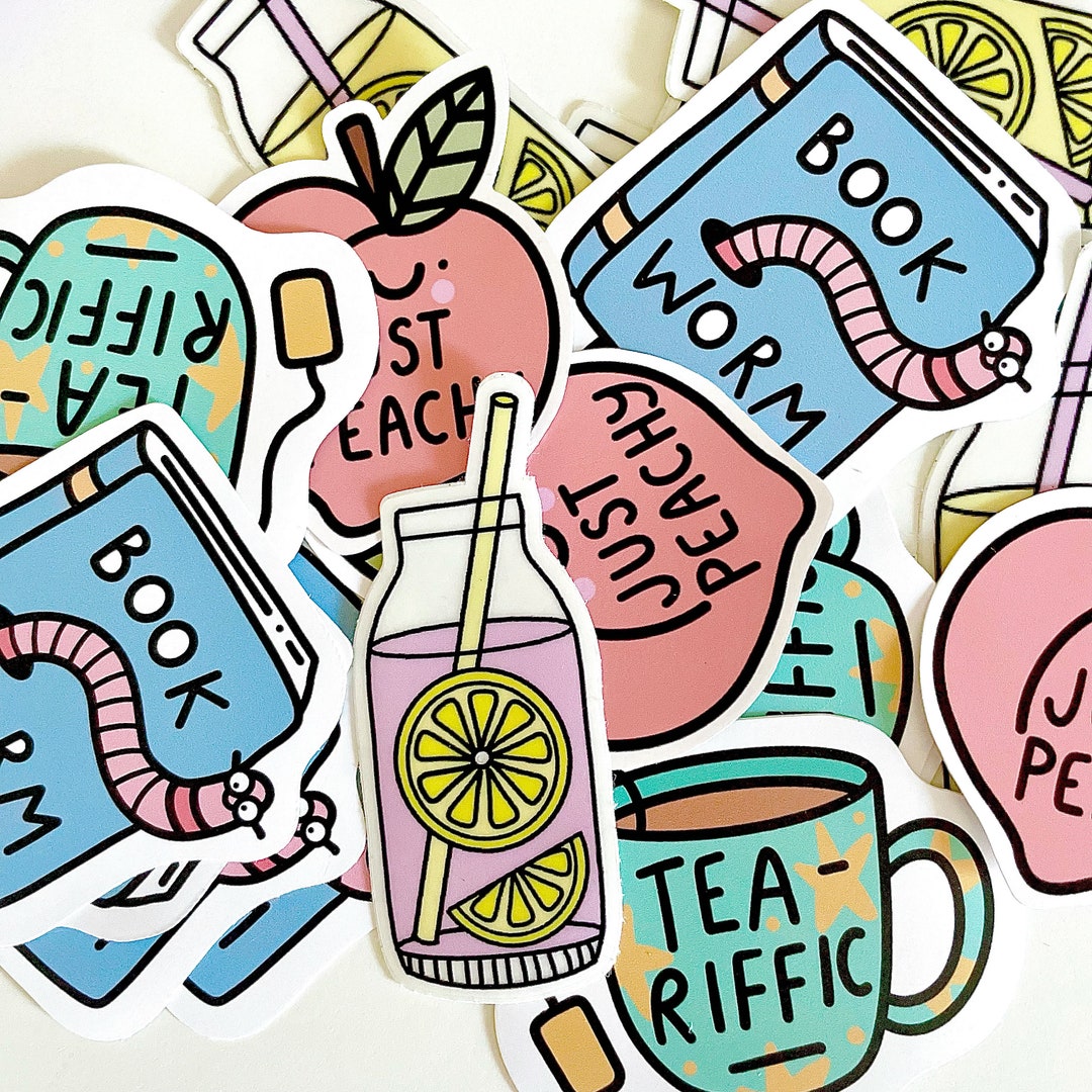 5 Sticker Mystery Bundle | Die Cut Stickers | Cute Stickers | Laptop ...