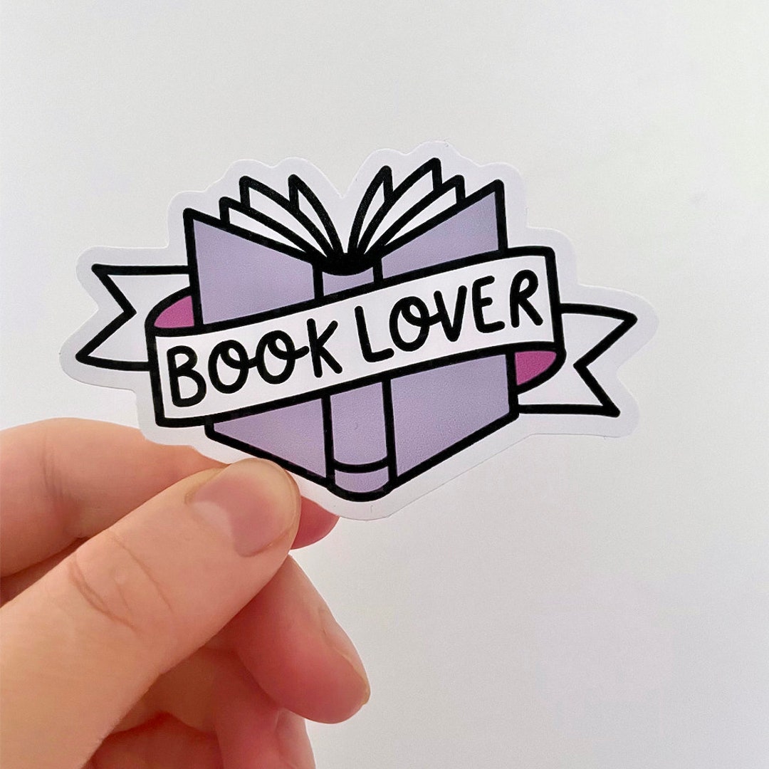 Book Lover Vinyl Sticker | Bookish Vinyl Sticker | Bookworm | Book Die ...
