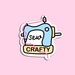 Sew Crafty Mini Die Cut Vinyl Sticker | Waterproof Vinyl Sticker ...