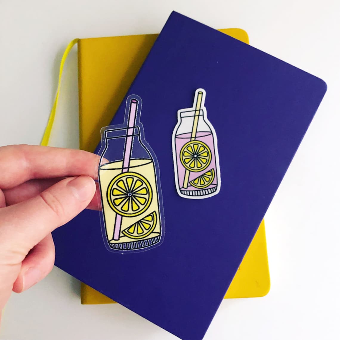 Clear Lemonade Stickers Transparent Stickers Waterproof | Etsy
