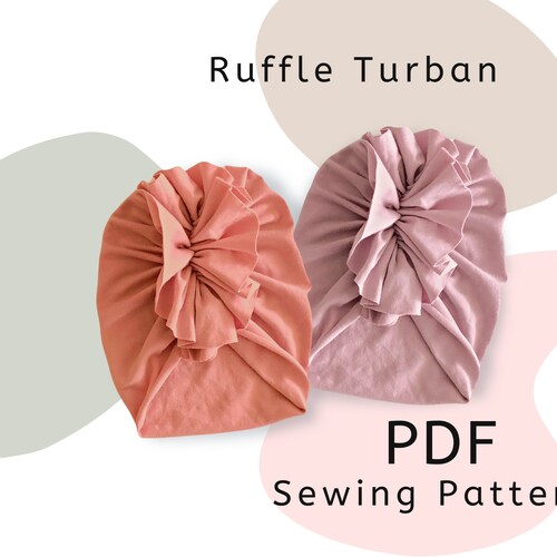 Turban Sewing Pattern Headwrap PDF Pattern Turban Hat Sewing - Etsy