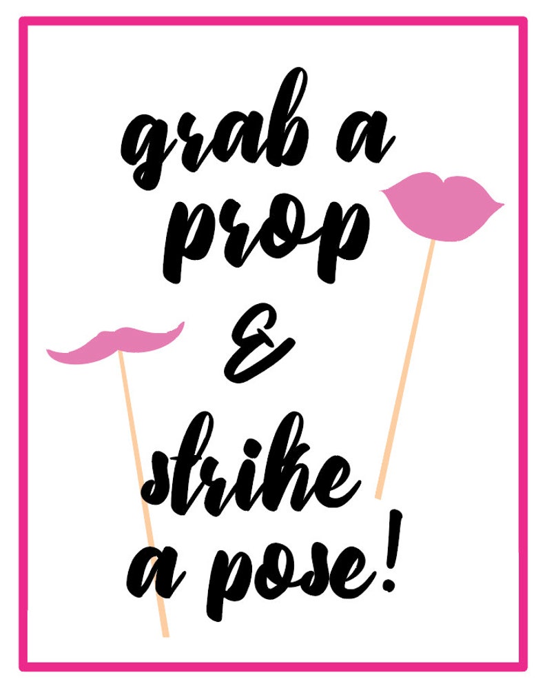 Grab a Prop & Strike A Pose! - Etsy