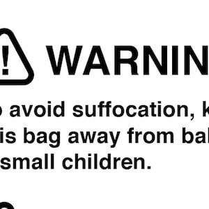 Amazon Warning Labels - Etsy