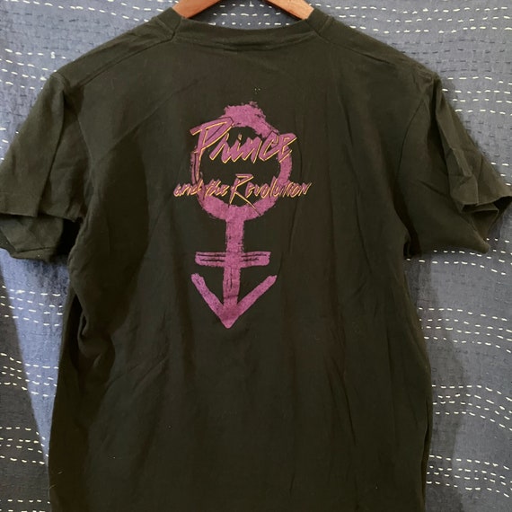 Rare Original Prince Purple Rain Tee, Black, XL - Gem