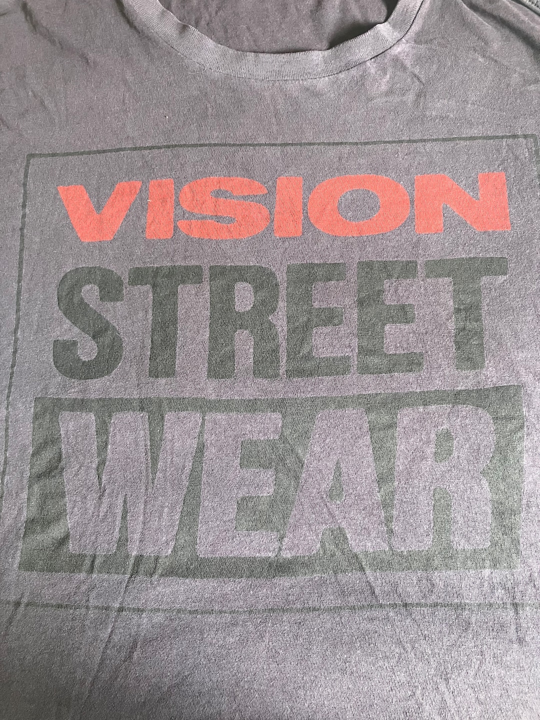 Vintage VISION STREET WEAR T Shirt Black Large - Etsy