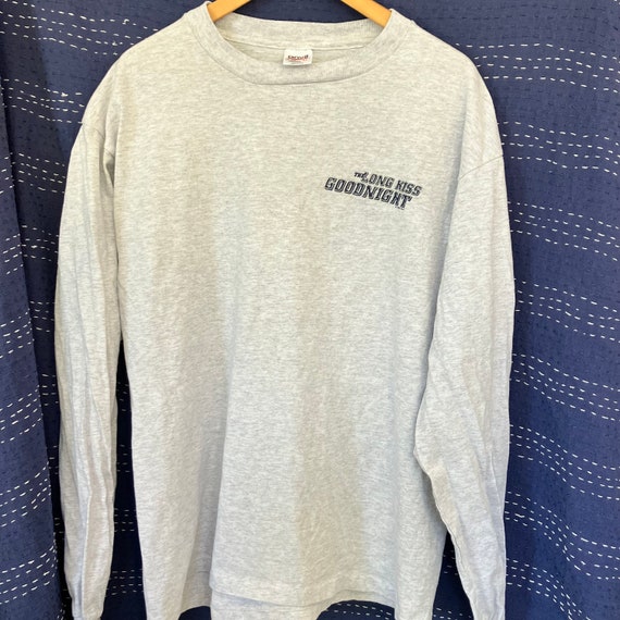 RARE Long Kiss Goodnight LS Movie Shirt, Grey, XL - Gem