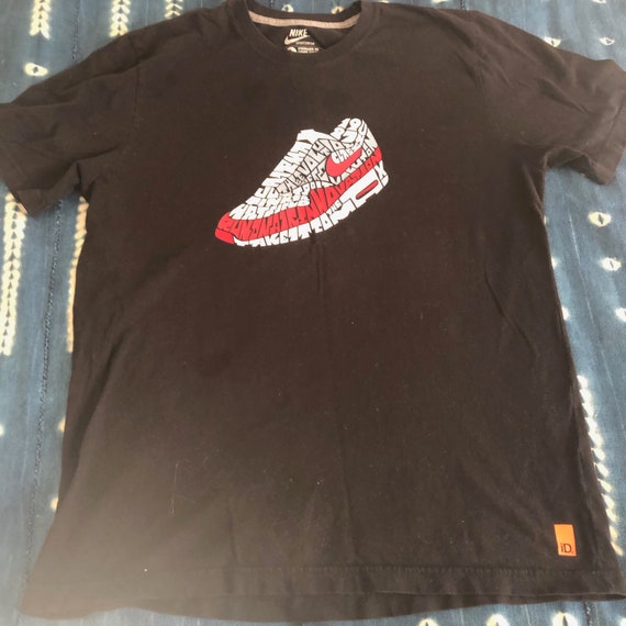 Vintage NIKE AIR MAX 1 Black T Shirt Large Etsy Canada