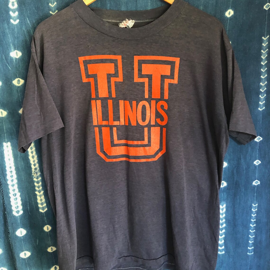 Vintage UNIVERSITY OF ILLINOIS Sports T Shirt, Large, Blue - Etsy