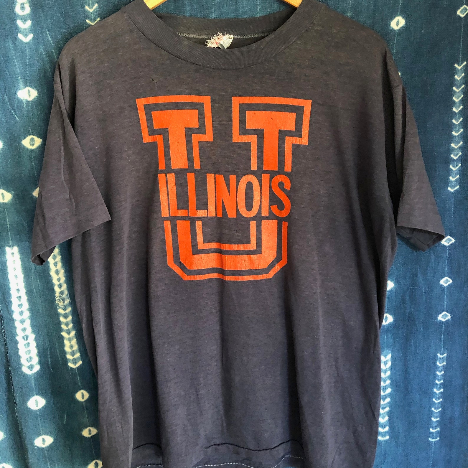 Vintage UNIVERSITY OF ILLINOIS Sports T Shirt, Large, Blue - Etsy
