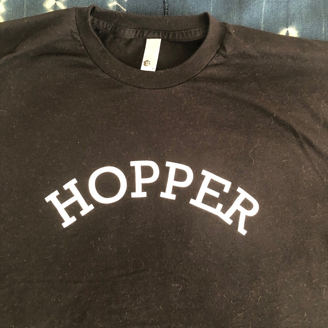 Custom New HOPPER Black Triblend T Shirt, Large - Etsy
