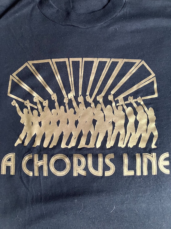 Original A Chorus Line Broadway T Shirt, Black, SS XL - Gem