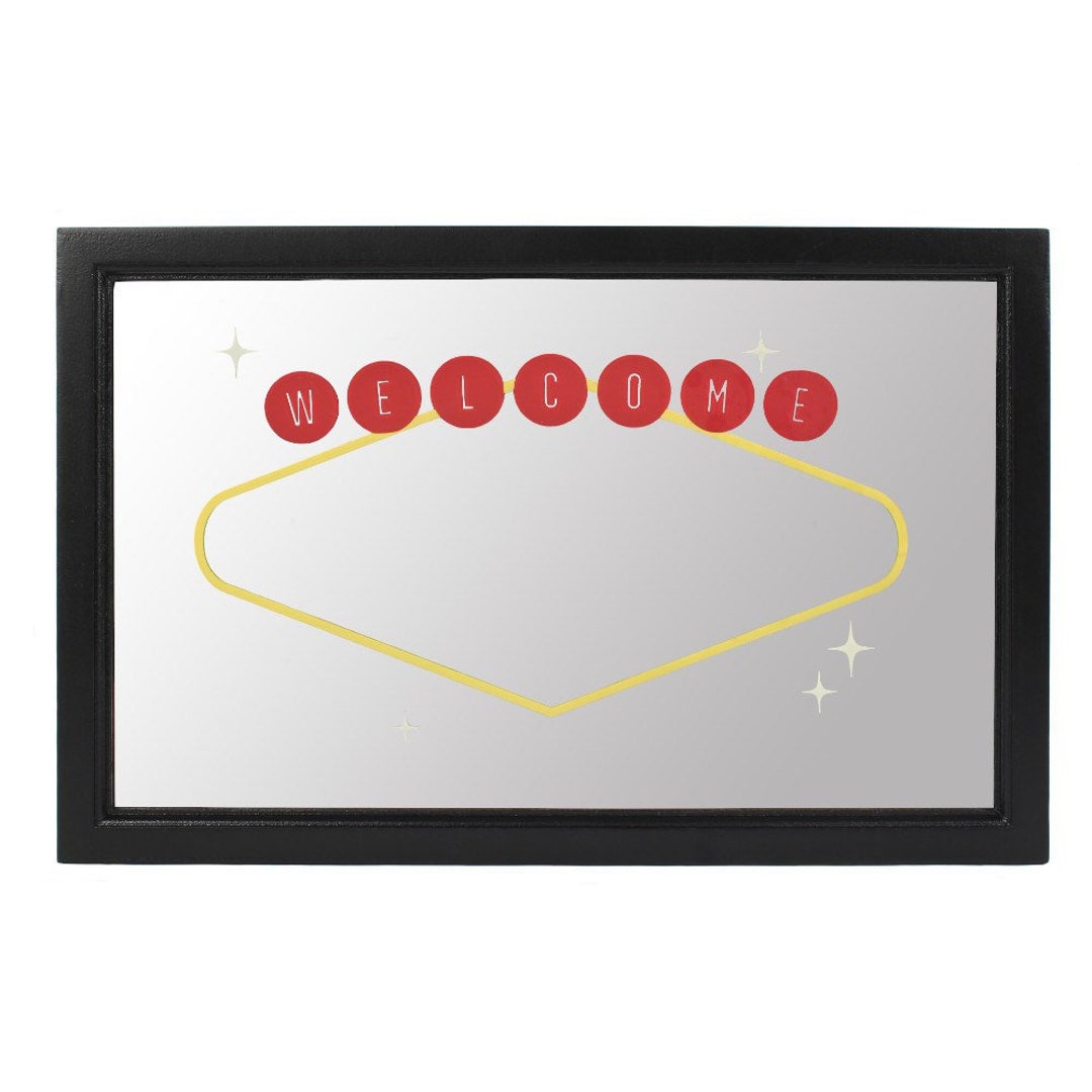 Las Vegas Inspired Retro Mirror Wall Decor - Etsy