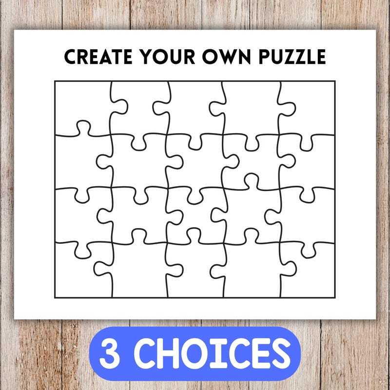 Make Your Own Puzzles - Etsy